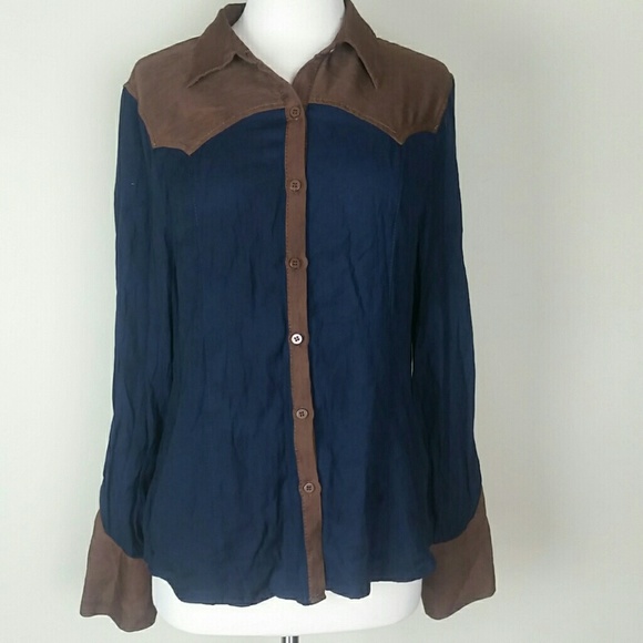 Max Studio | Tops | Max Studio London Western Shirt | Poshmark